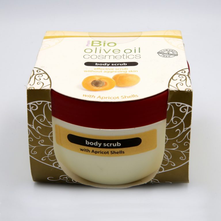Body Scrub with Apricot Shells (250ml) | Greek Bio Cosmetics