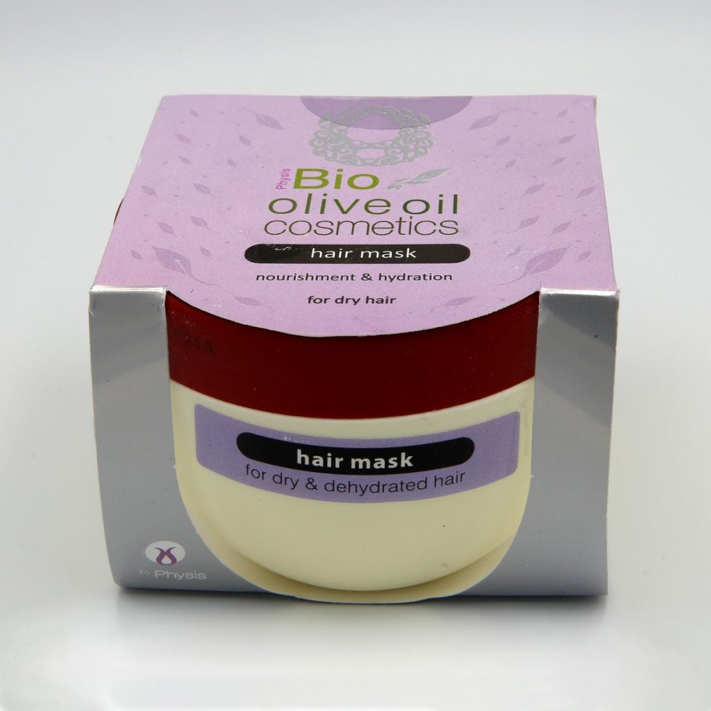 Bio Olive Oil Hair Mask for Dry and Dehydrated Hair | Greek Bio Cosmetics